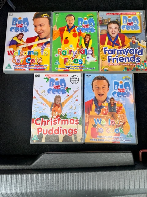 BIG COOK LITTLE COOK DVD BUNDLE x 5 CBeebies £23.99 - PicClick UK