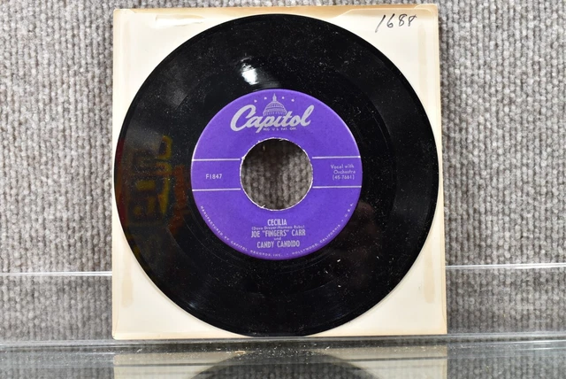 JOE &FINGERS& CARR & Candy Candido "Cecilia / Snuggle Bug" Capitol ...