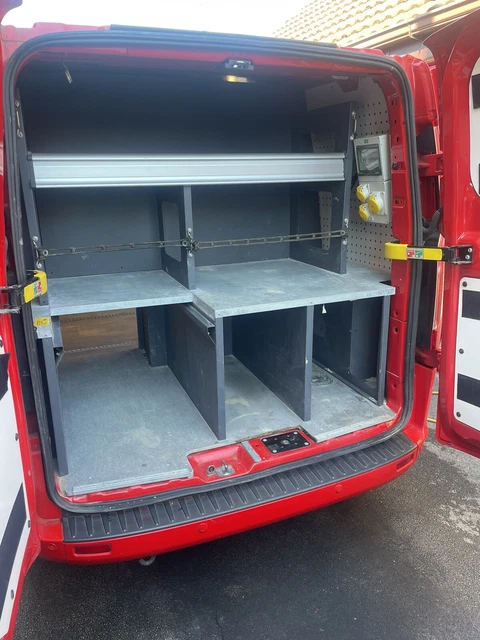 FORD TRANSIT CUSTOM Swb Full Bott Racking, Shelving And Drawers £235.00 ...