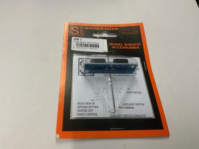 GAUGEMASTER PM-1 SEEP Point Motor with Built-In Switch 0.00 - PicClick UK