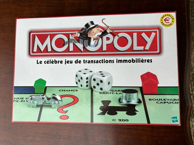 FRENCH VERSION OF Monopoly Board Game £10.00 - PicClick UK