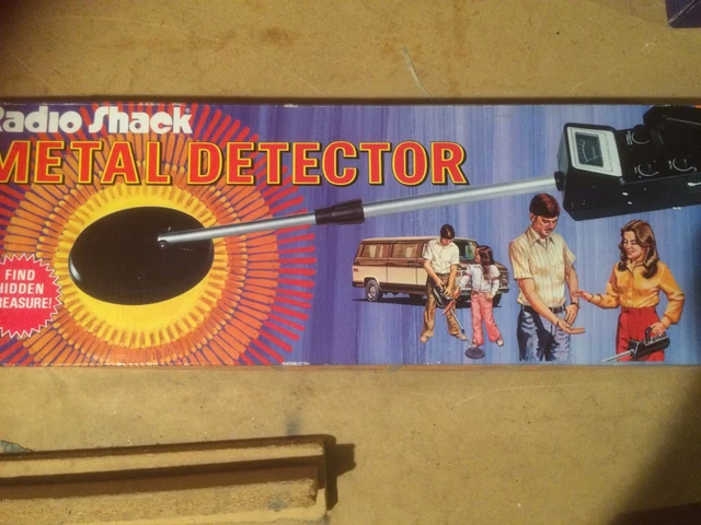 VINTAGE RADIO SHACK Micronta 3001 Metalldetektor OVP EUR 136,23 ...