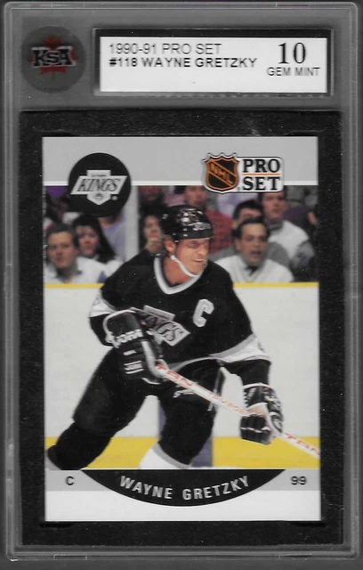 1990-91 PRO SET Wayne Gretzky Los Angles KINGS High Grade Hockey Card KSA 10 $12.51 - PicClick CA