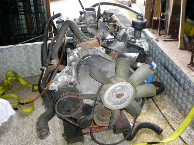 FORD YORK 2.4 Diesel engine from early Mk2 Transit £100.00 - PicClick UK