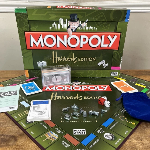 MONOPOLY HARRODS EDITION Rare Board Game Complete Knightsbridge London ...