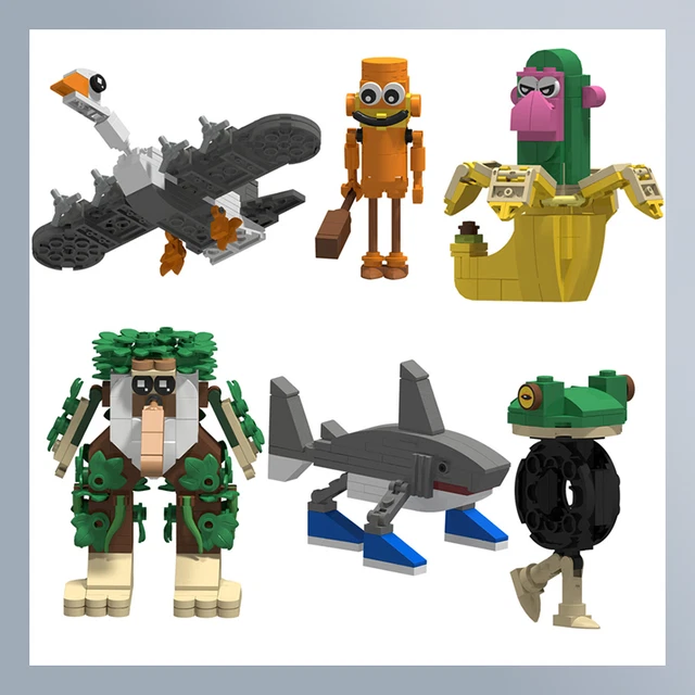 TUNG TUNG TUNG Sahur Building Block Italian Brainrot 6pcs Action ...