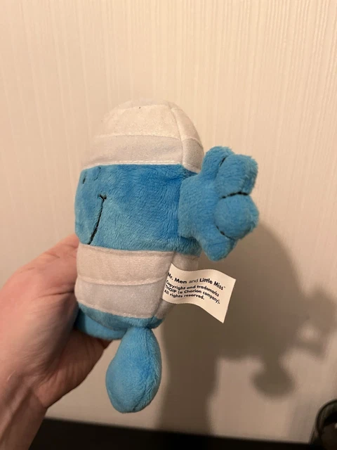MR MEN MR Bump Soft Plush Toy Blue Stuffed Toy With Bandages PMS £9.73 ...