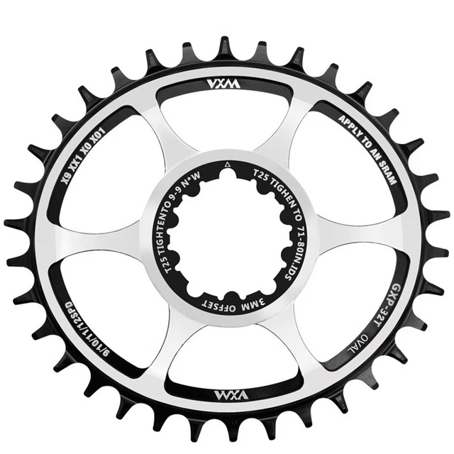 LIGHTWEIGHT ALUMINUM ALLOY Cycling Sprocket 32T/34T/36T Elliptical ...