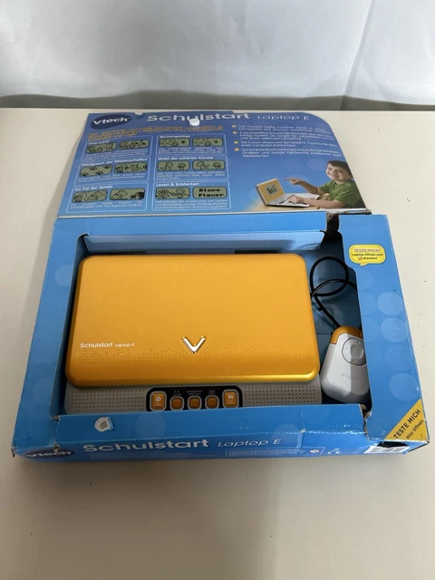 VTECH SCHULSTART LAPTOP E Kinderlerncomputer, Orange/Grau EUR 29,99 ...