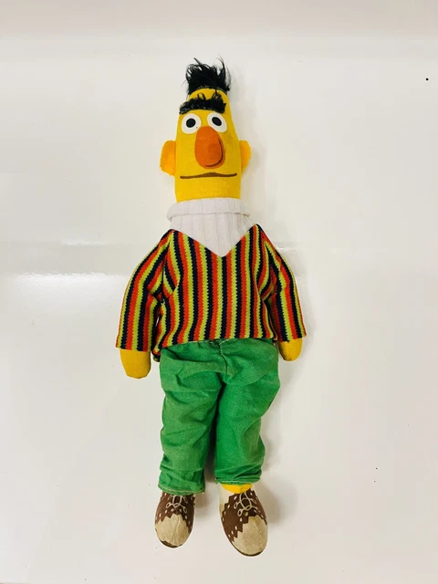 SESAME STREET BURT Doll Knickerbocker 6" Plush Stuffed Plush 15cm ...