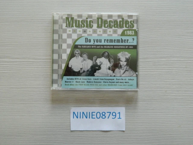 TBE CD MUSIC decades 1983 do you remember irene cara glory gaynor ...