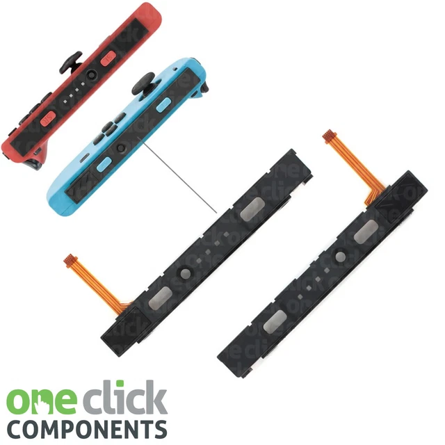 FOR NINTENDO SWITCH Joy-Con Left Right Joycon Slider Rails with Flex ...