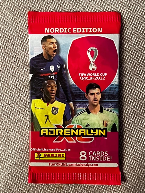 PANINI POCHETTE PACKET World Cup Qatar 2022 Adrenalyn Nordic Version ...