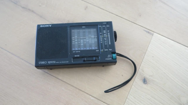 SONY ICF-SW10 PORTABLE 12 Band SW/MW/LW/FM Stereo Receiver Shortwave ...