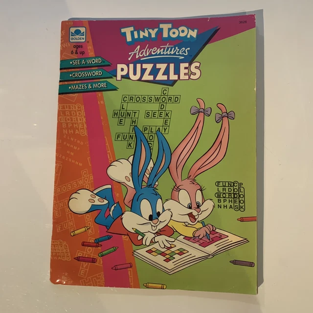 GOLDEN BOOK A Big Color Activity Tiny Toon Adventures Warner Bros Inc ...