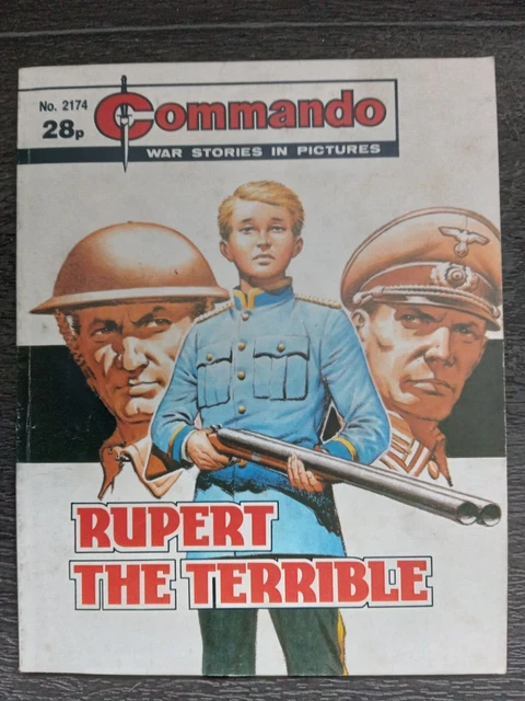 COMMANDO COMIC NUMBER 2174 Rupert The Terrible Military Action Comic ...