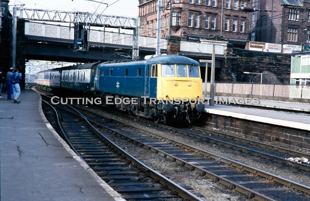 ORIGINAL RAILWAY SLIDE: Class 85 Electric 85030 at Carlisle 1990 D-809 ...