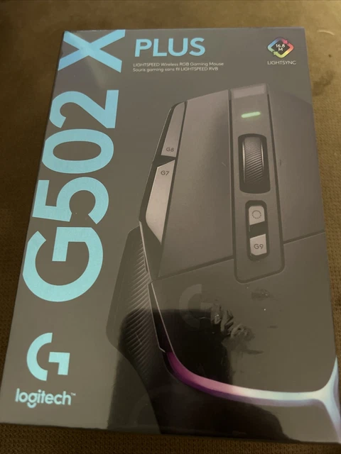 LOGITECH G502 X PLUS Wireless Gaming Mouse - 910-006160 - Brand New In ...