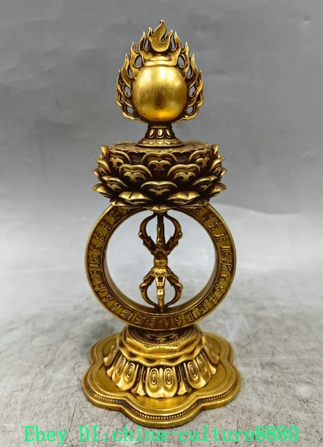 7 POUCES RARE vieux bouddhisme tibétain cuivre Violet Or phurba dague EUR 972,00 - PicClick FR