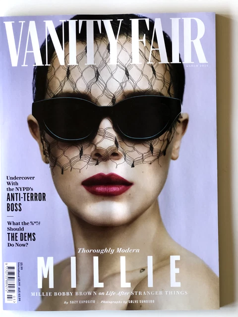 VANITY FAIR MAGAZINE March 2025 Millie Bobby Brown Subscribers Cover fm ...