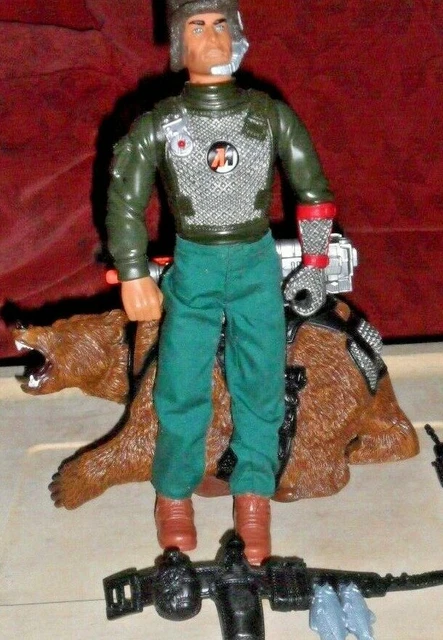 VINTAGE ACTION MAN G.I. Joe Mission grizzly Bear par Hasbro EUR 18,22 ...