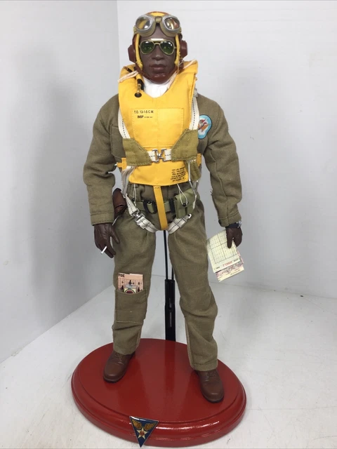 1/6 DRAGON US Tuskegee Fighter Pilot “Redtails” Ww2 Parachute P51 Bbi ...