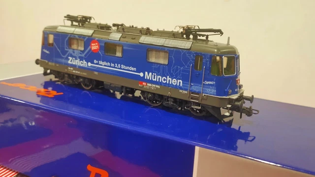 ROCO 71413 SBB-CFF Locomotive Re 421 371-6 Livery Blue Munchen-Zurich ...