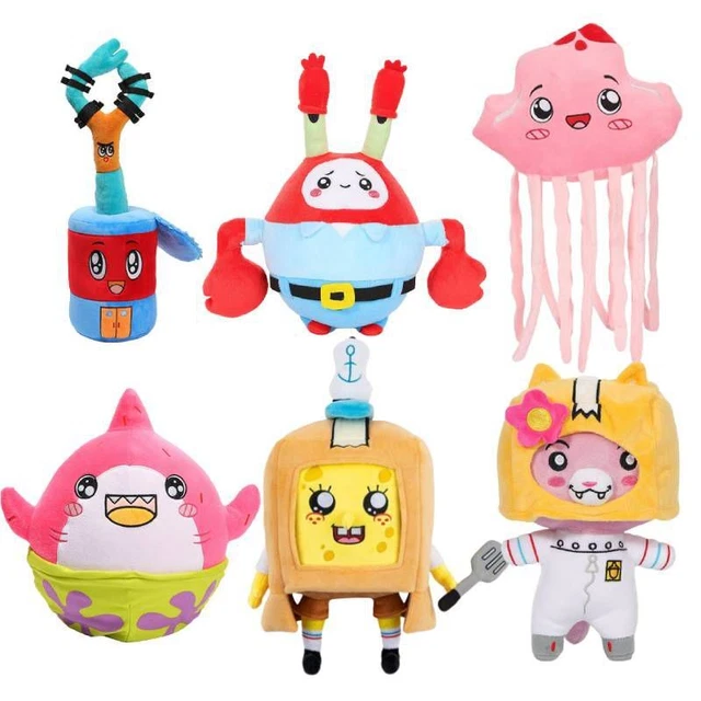 LANKYBOX-SPONGEBOB × BOXY Spongebob-Squarepants Plush Toy Animation ...
