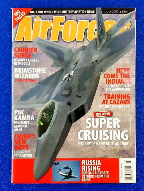 AIR FORCES MONTHLY Super Cruising July 2007 Aviation Magazine Free ...