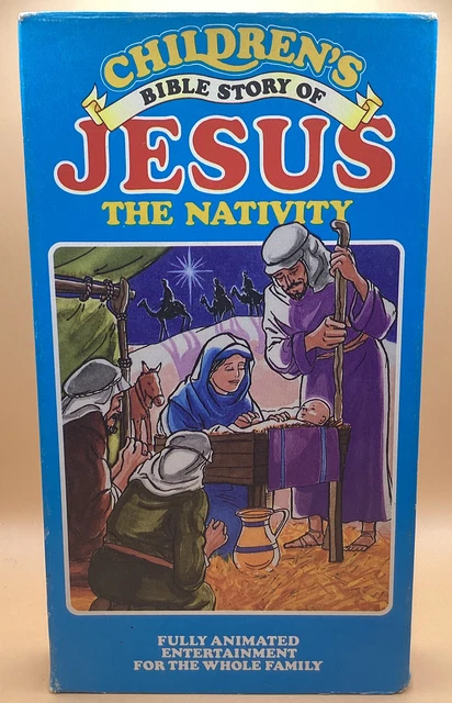 CHILDREN'S BIBLE STORY of Jesus the Nativity VHS 1988 Kids Klassics ...