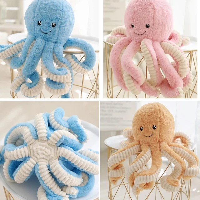 OCTOPUS PLUSH SOFT Toys Plushies Teddy Doll Cuddly Hugging Kids Baby ...