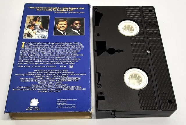CARBON COPY VHS 1994 George Segal Denzel Washington £7.26 - PicClick UK