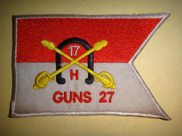US ARMY H TROOP 17th Cavalry Regiment GUNS 27 Vietnam War Patch £11.30 ...
