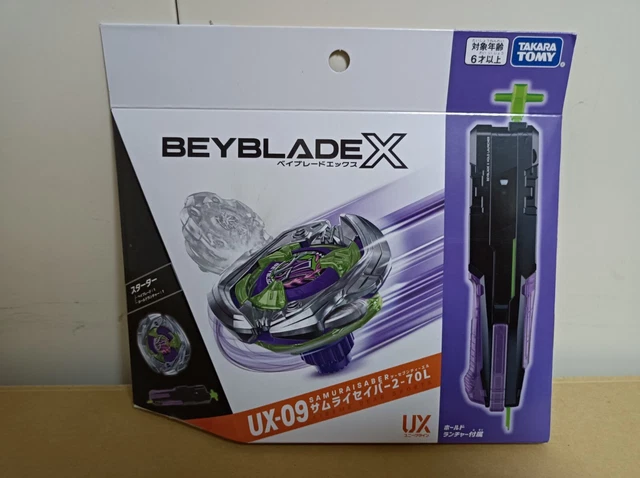 BEYBLADE X UX-09 Samurai Saber 2-70L Takara Tomy £36.00 - PicClick UK
