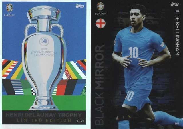 TOPPS MATCH ATTAX UEFA EURO 2024 Black/Energy/Club 100/Golden Glory ...