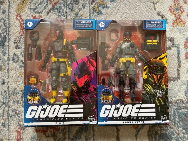 GI JOE CLASSIFIED Series Python Patrol B.A.T & Cobra Viper Brand New ...