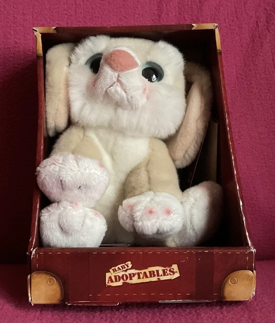 KEEL TOYS BABY Adoptables Bunny Rabbit With Tag/Certificate Soft Plush ...