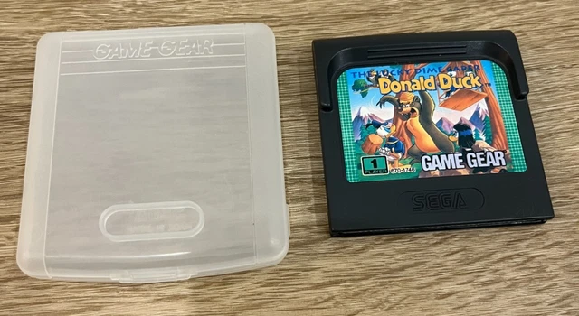 🟣DONALD DUCK SEGA Game Gear Pal 🎮 Cartucho Y Funda Original Retro Games ...