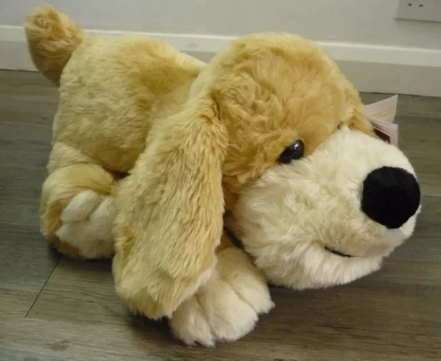 BHS LARGE PLAYFUL Pals Cream/Brown Harry Hound Dog & Passport Soft ...
