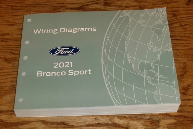 ORIGINAL 2021 FORD Bronco Sport Wiring Diagrams Manual 21 EUR 35,78 ...