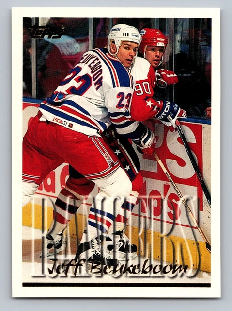 1995-96 TOPPS RANGERS Hockey Card #63 Jeff Beukeboom EUR 2,20 - PicClick FR