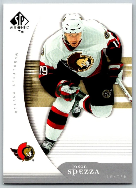2005-06 UPPER DECK SP Authentic Hockey Card #72 Jason Spezza Ottawa ...