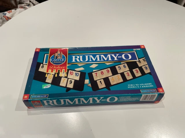 VINTAGE RUMMY O board game castle classics deluxe complete $35.00 ...