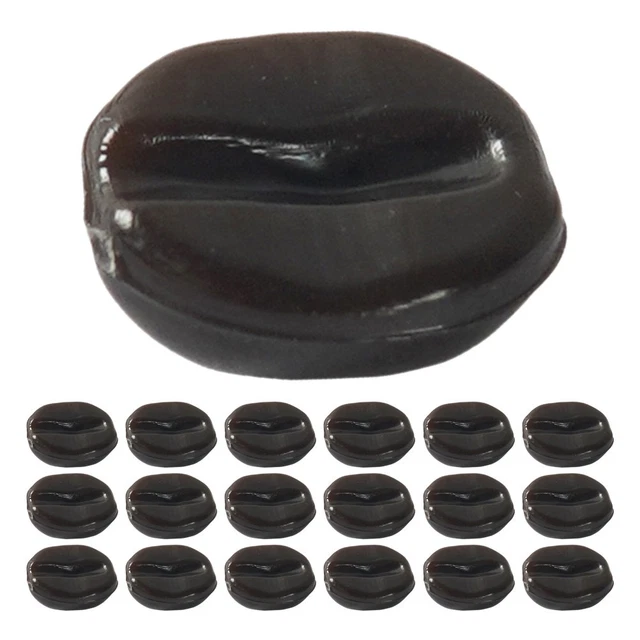 1 PACK PRETEND Coffee Beans Model Artificial Coffee Bean Prop Fake ...