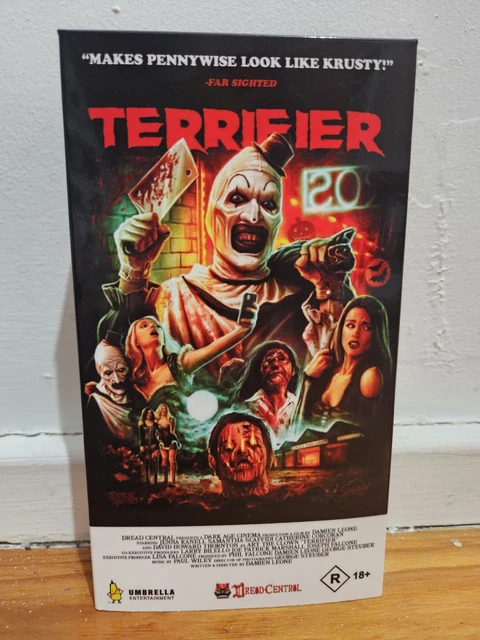 TERRIFIER VHS BRAND New | Umbrella Entertainment HORROR | PAL Video ...