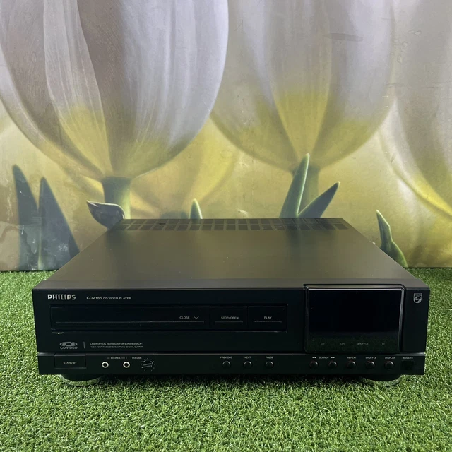 PHILIPS CDV185 CD Video Compact Disc Player - TDA1541 (DAC)- CDV ...