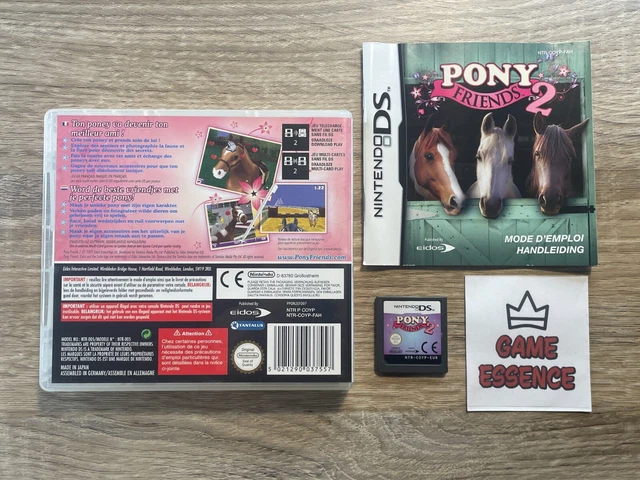 PONY FRIENDS 2 Nintendo DS Complete PAL FR New 3DS 2DS XL Lite DSi i ...