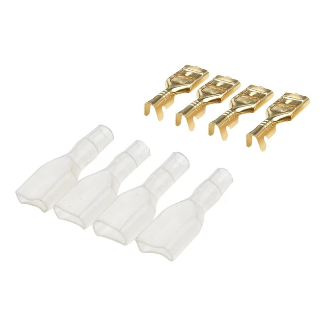 FEMALE SPADE INSULATED Wire Connectors Crimp Electrical Terminals Kit ...