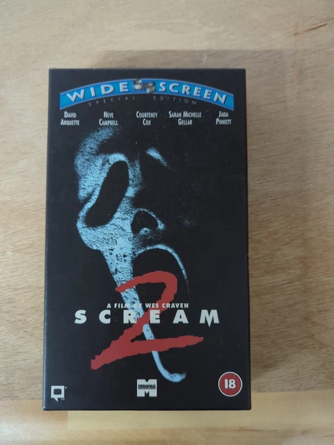 RARE WIDE SCREEN Special Edition, Wes Craven Scream 2 (VHS/SUR, 1999) £ ...