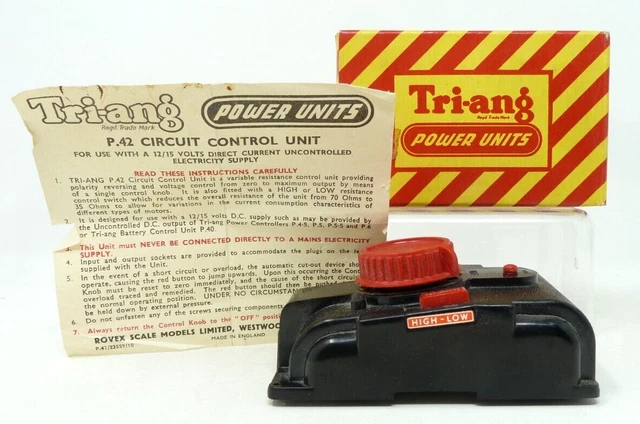TRIANG P4.5 POWER Controller & P.42 Circuit Control Unit Boxed ...